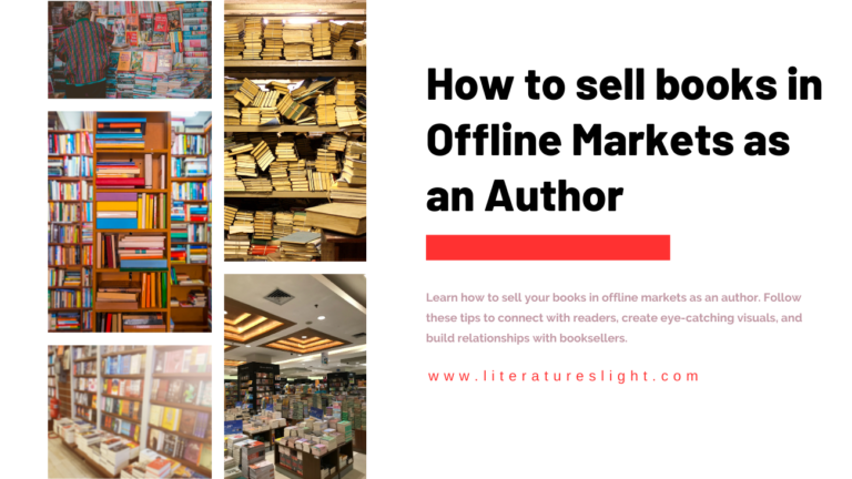 How to sell books in Offline Markets - Literatureslight Publishing